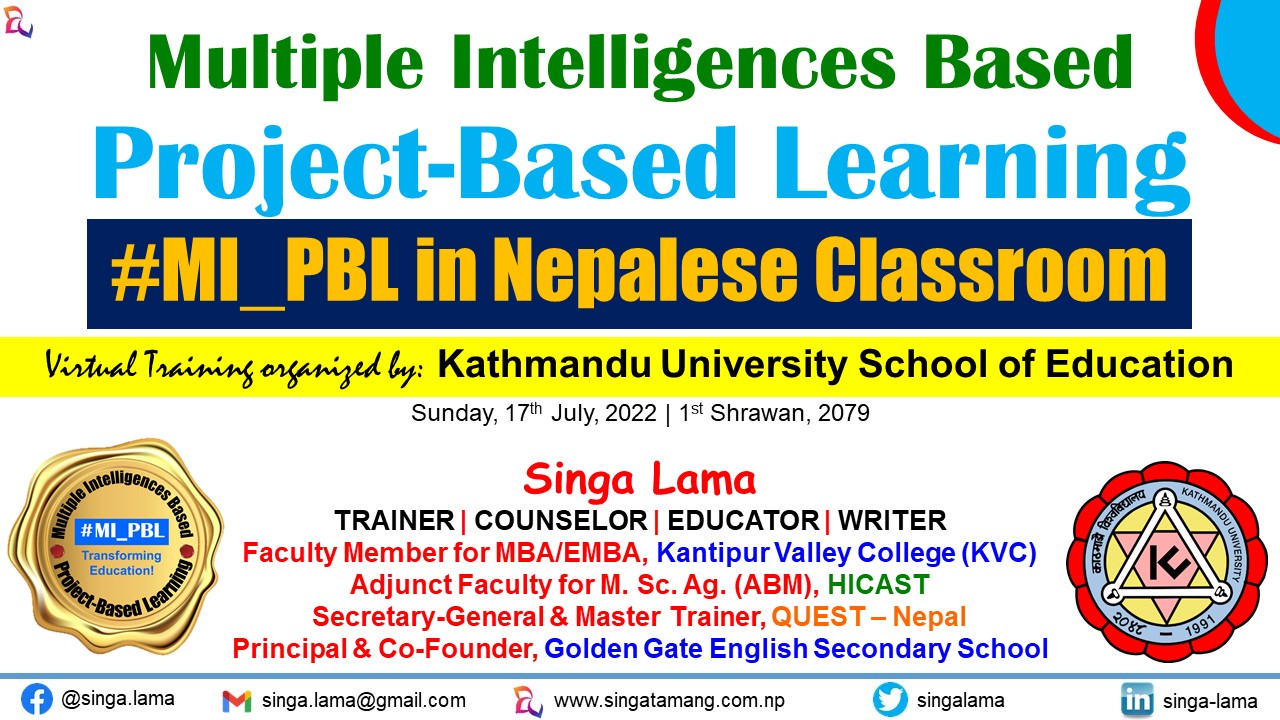 #MI_PBL in KUSOED Training - The Singa Lama Multiversity